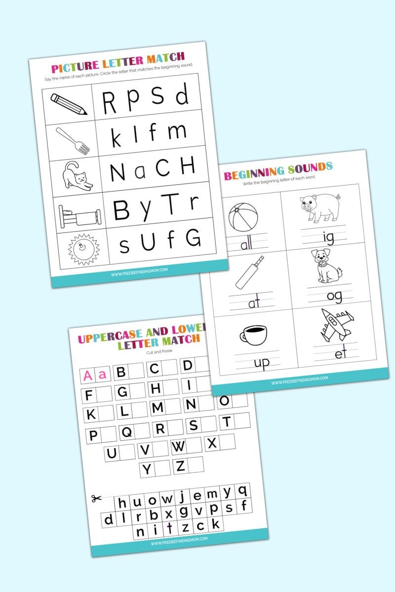Printable Alphabet Letters, Numbers, Shapes, and More