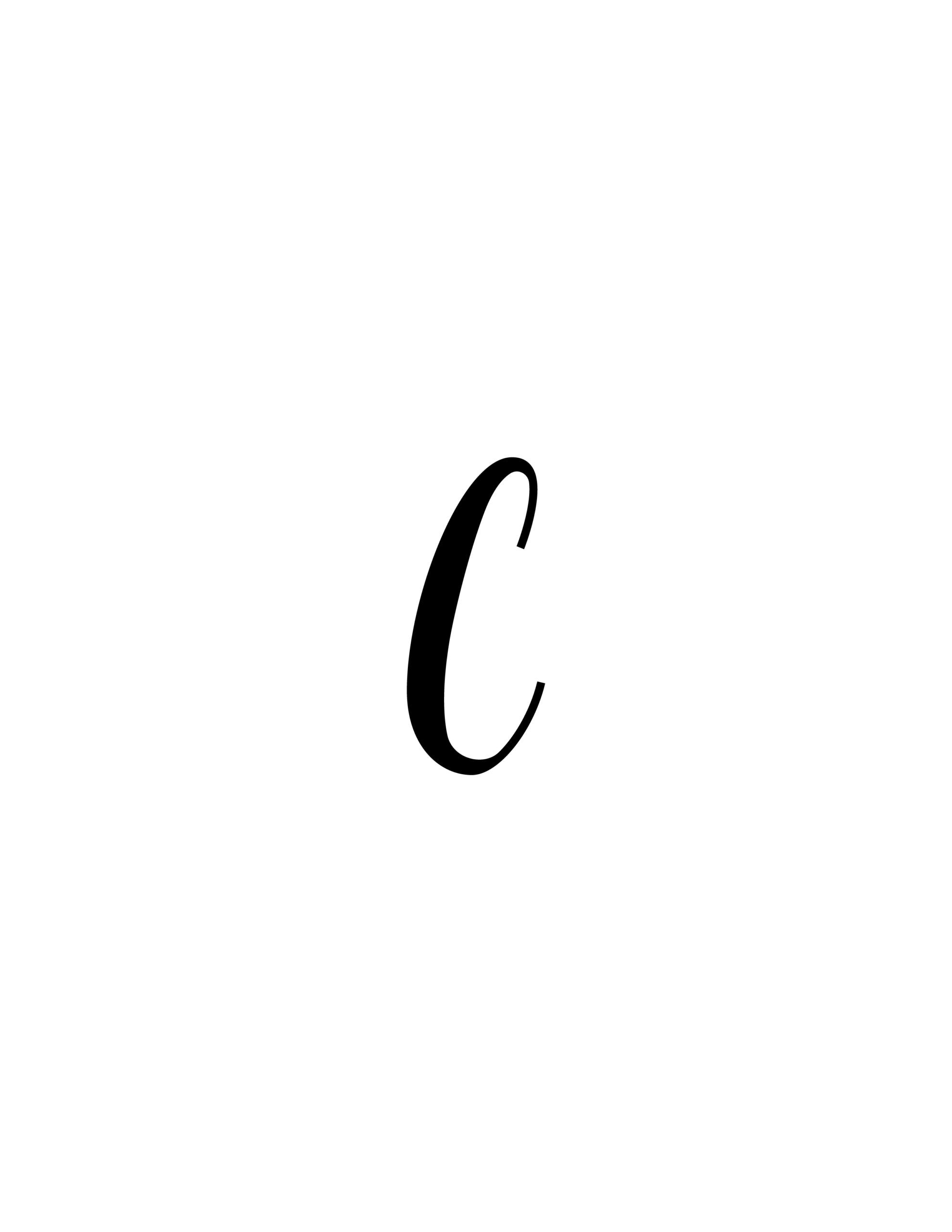 Cursive Calligraphy Alphabet Letter Printables