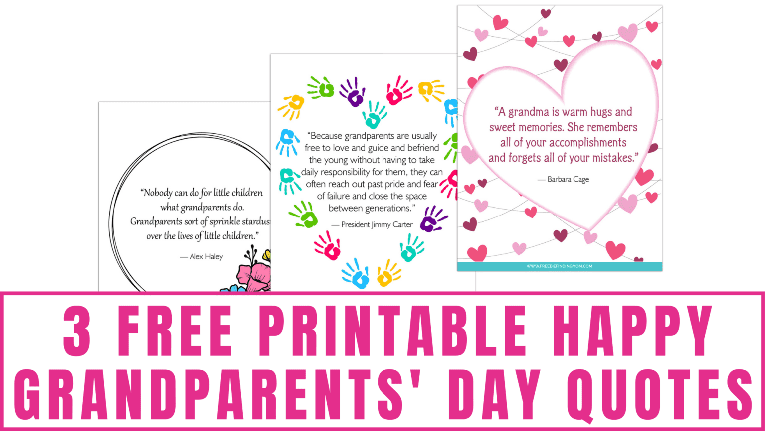 Free Printable Happy Grandparents' Day Quotes in English