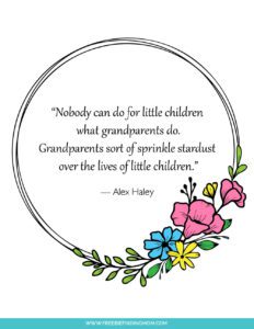 Free Printable Happy Grandparents' Day Quotes in English