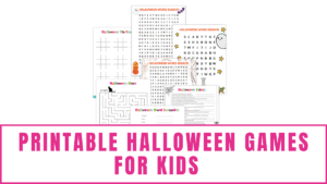 Printable Halloween Games for Kids