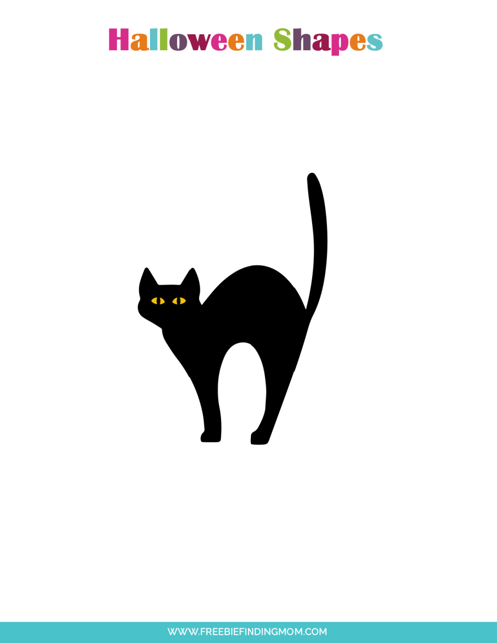 6 Free Printable Halloween Shapes