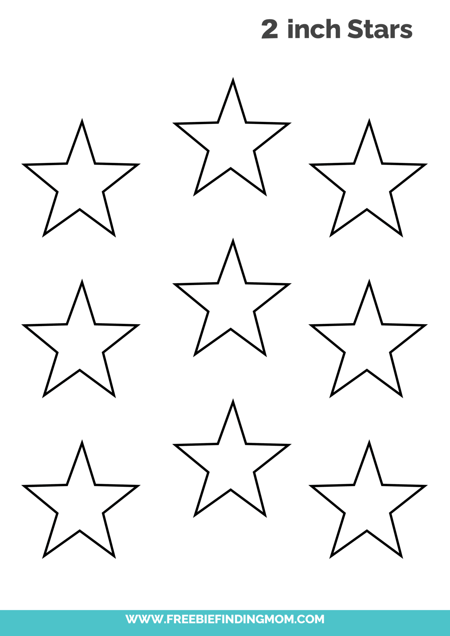 Free Star Stencils (Printable PDFs)