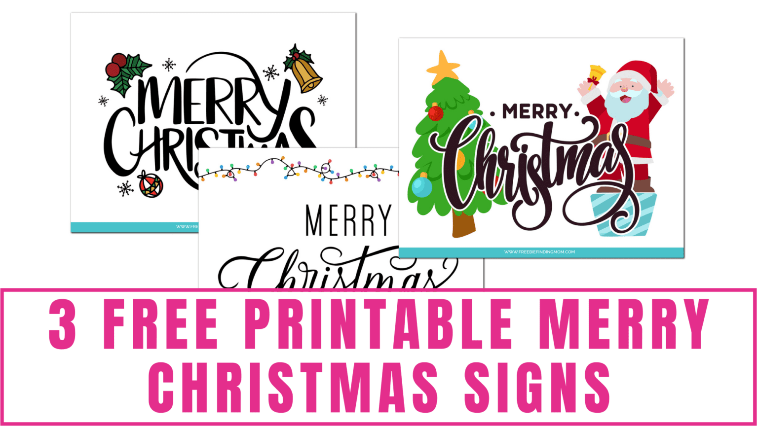 Printable Cute Merry Christmas Images (Free Downloads)