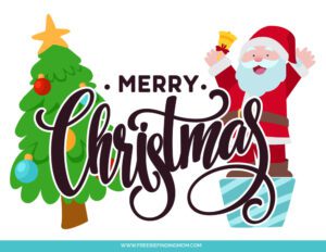 3 Free Printable Merry Christmas Signs