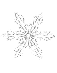 8 Free Snowflake Stencils (Printable PDFs)