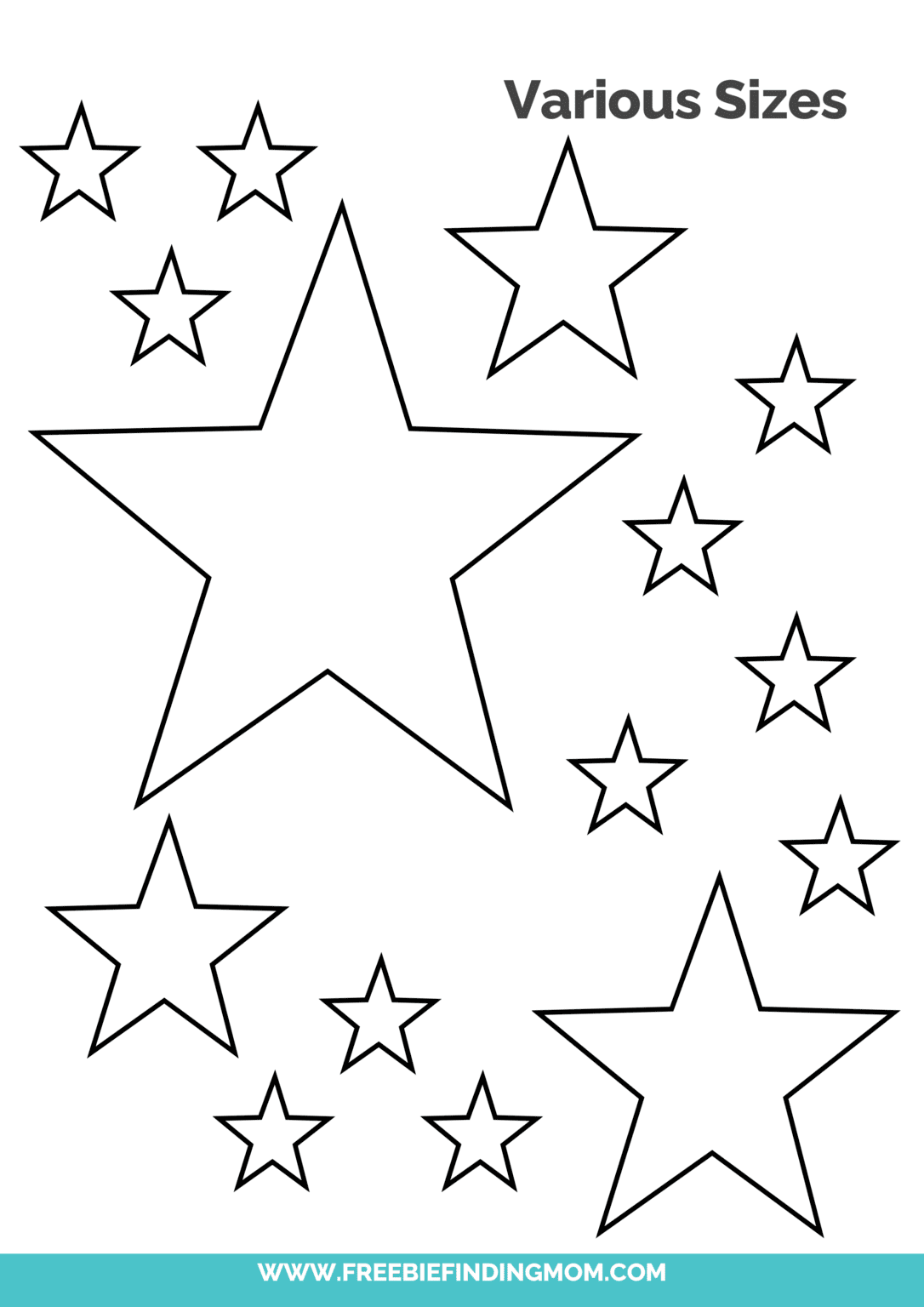 Free Star Stencils (Printable PDFs)