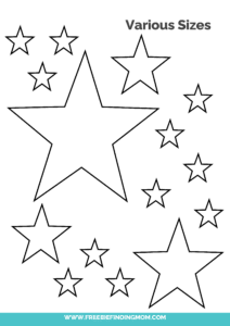 Free Star Stencils (Printable PDFs)