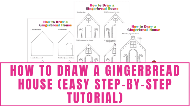 How to Draw a Gingerbread House: Easy Step-by-Step Tutorial