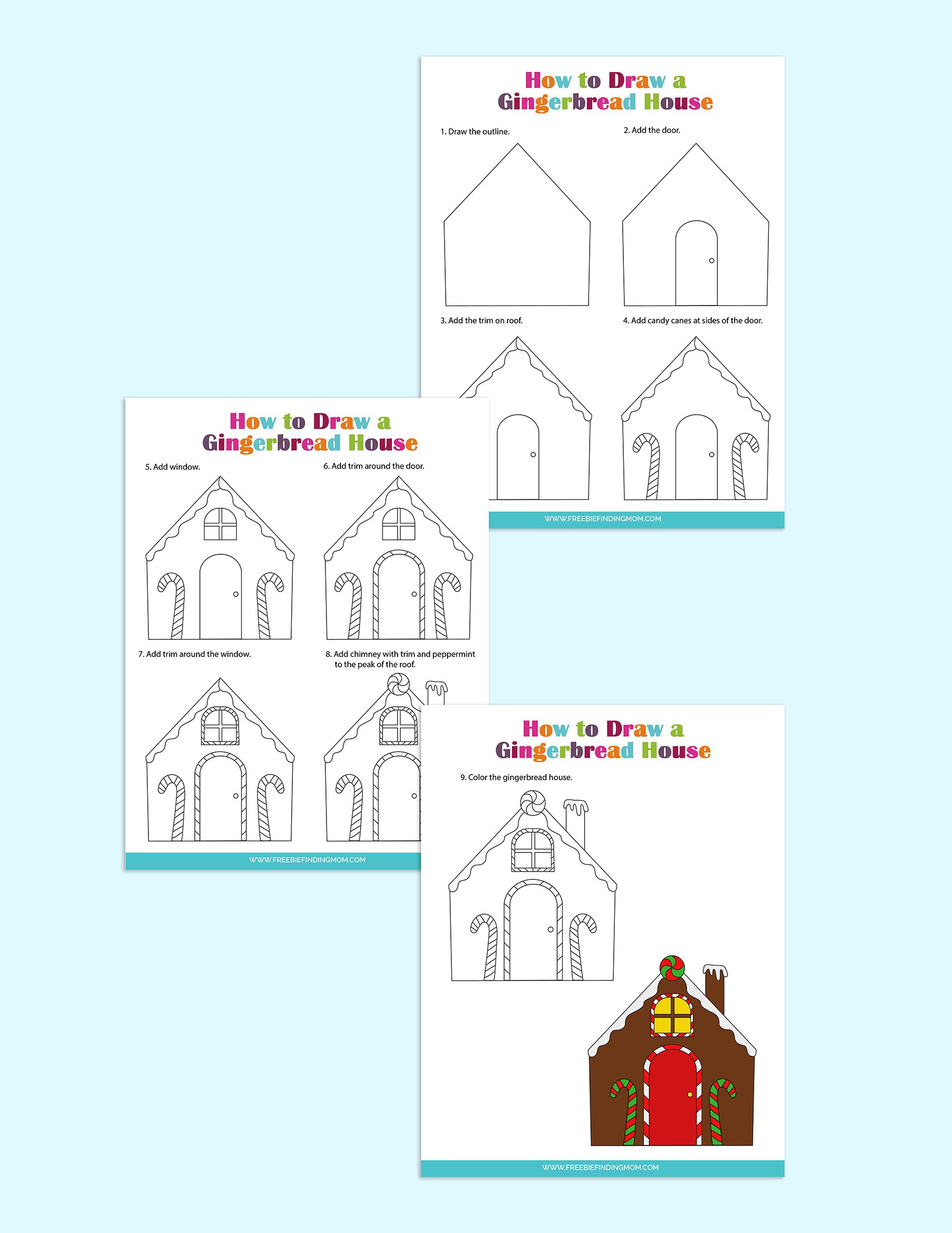 How to Draw a Gingerbread House: Easy Step-by-Step Tutorial
