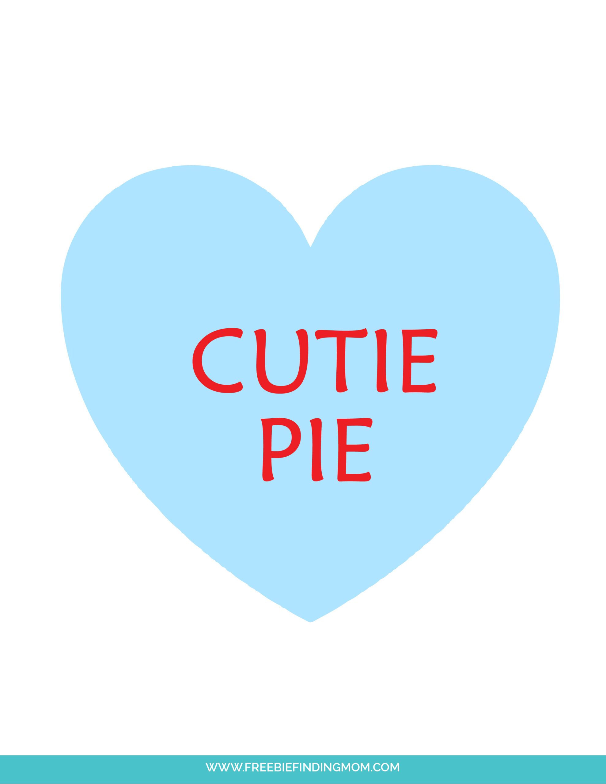 Free Printable Original Conversation Hearts Sayings