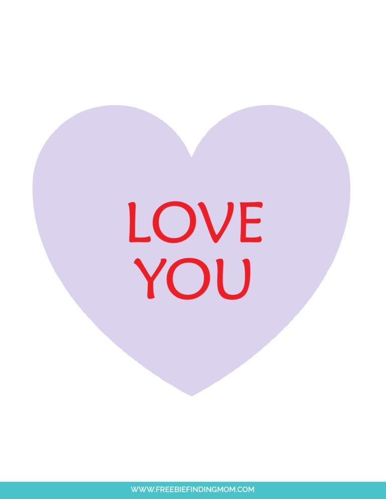 Free Printable Original Conversation Hearts Sayings