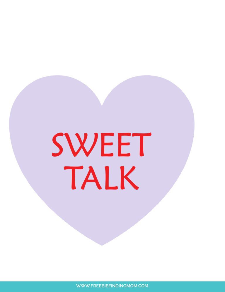 Free Printable Original Conversation Hearts Sayings