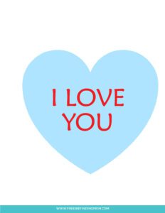 Free Printable Original Conversation Hearts Sayings