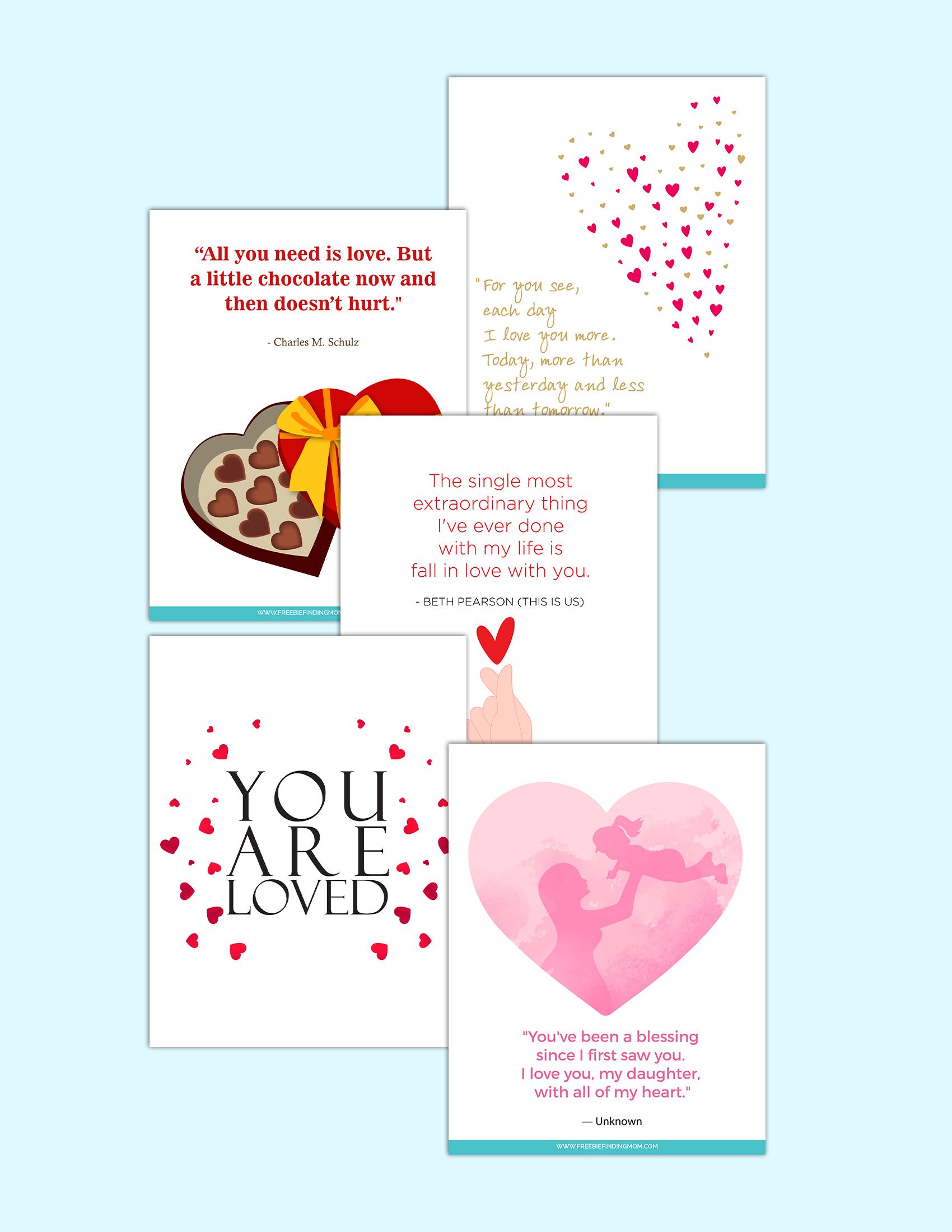 Free Printable Short Valentine Quotes