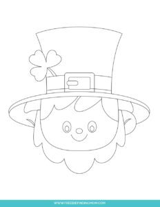 Free St. Patrick's Day Crafts Printable Drawings