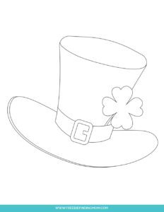 Free St. Patrick's Day Crafts Printable Drawings