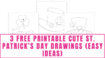 Free St. Patrick's Day Crafts Printable Drawings