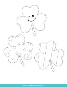 Free St. Patrick's Day Crafts Printable Drawings