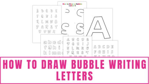 How to Draw Bubble Writing Letters