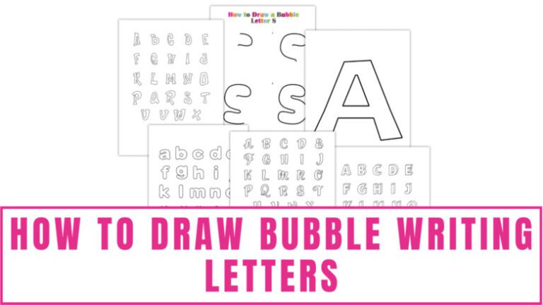 How to Draw Bubble Writing Letters