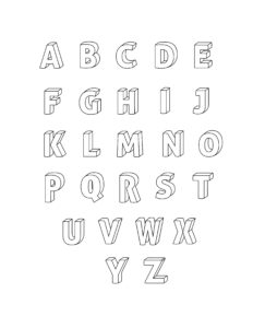 How to Draw Bubble Writing Letters