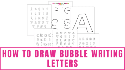 How to Draw Bubble Writing Letters