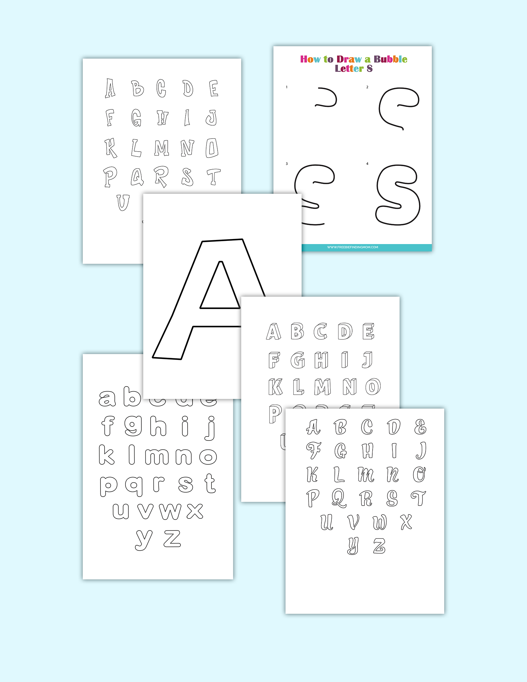 How To Draw Bubble Writing Numbers - Infoupdate.org