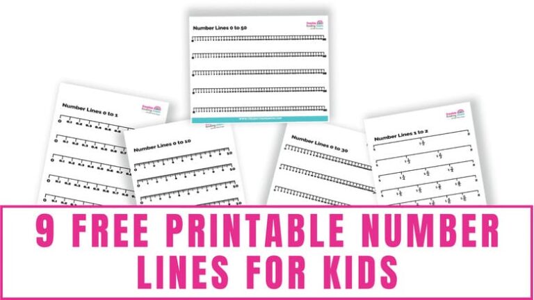 Free Printable Number Line to 100 PDFs