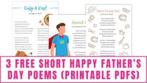 Free Short Happy Father's Day Poems (Printable PDFs)