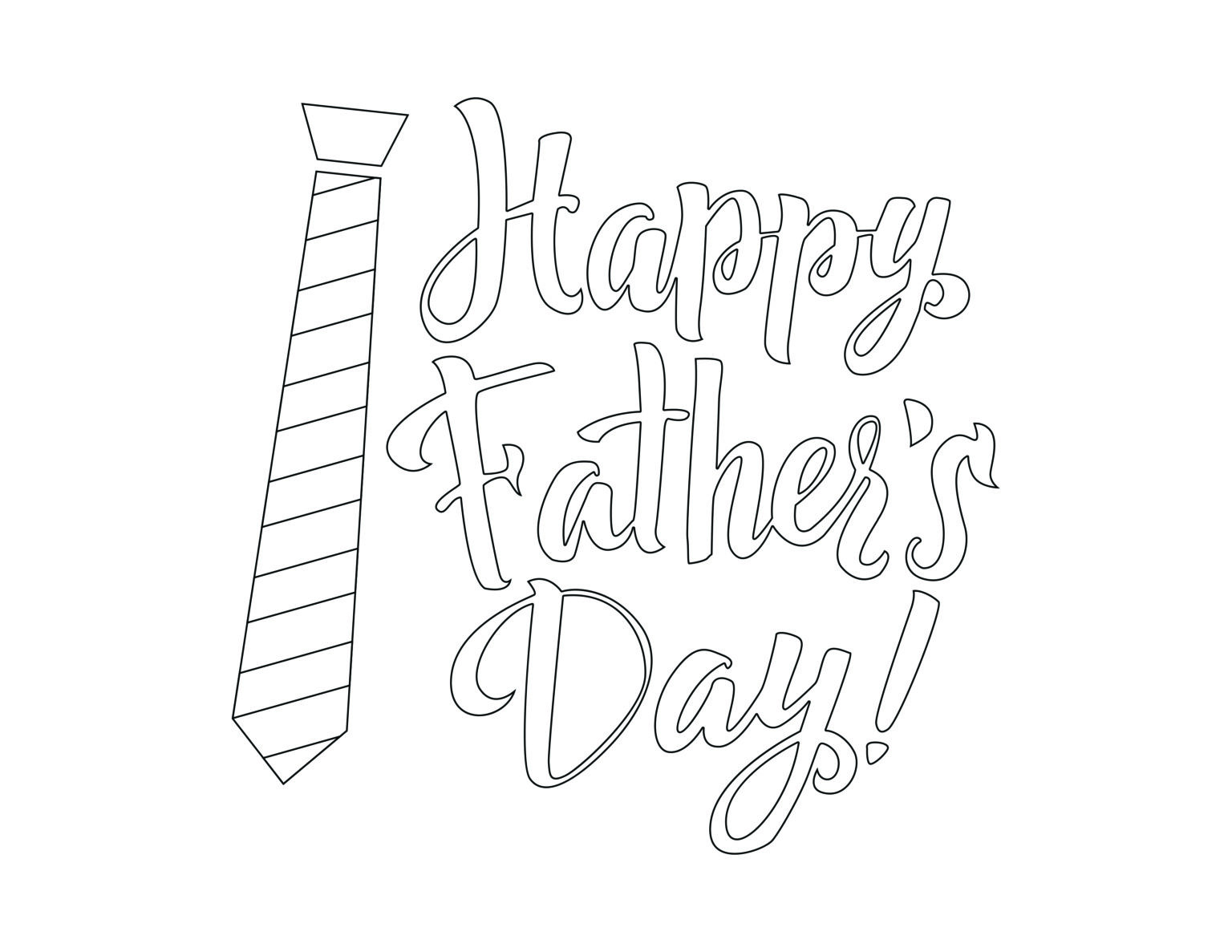 Free Happy Father's Day Drawing Ideas for Kids