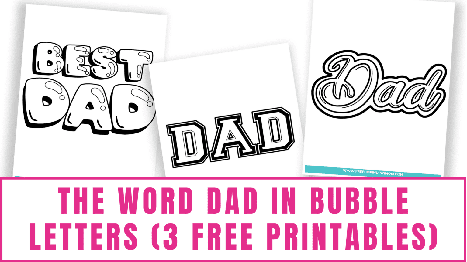 3 Free Printable Poems About Dads