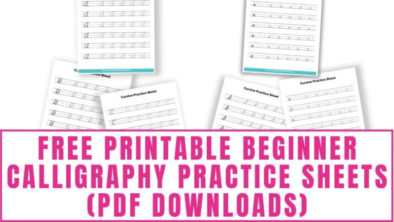 Printable Tracing Numbers Worksheets 1 to 20