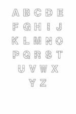 Free Printable Bubble Letters Alphabet
