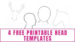 4 Free Printable Head Templates