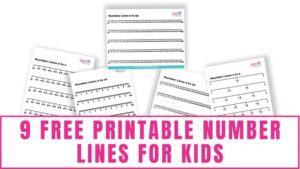 3 Free Negative Number Line PDFs + Worksheets - Freebie Finding Mom