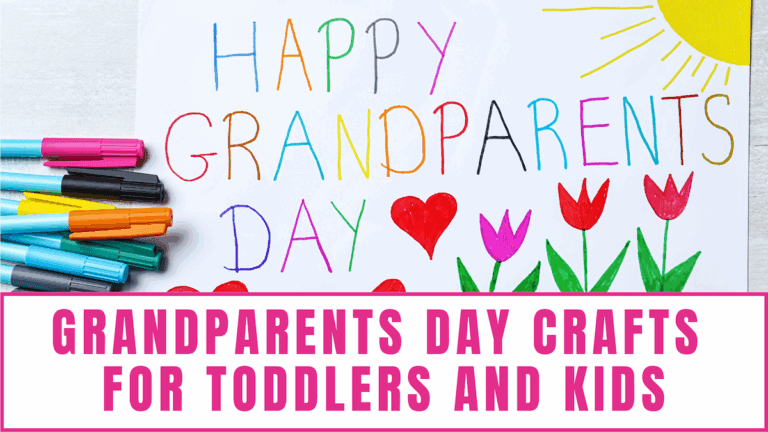 Grandparents Day Crafts for Toddlers & Kids