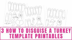 4 Free Turkey Printable Templates