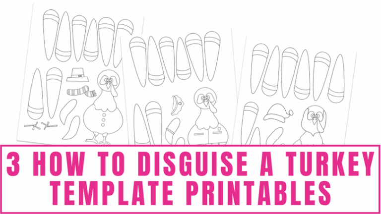 4 Free Turkey Template Printables