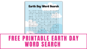Free Printable Earth Day Word Search