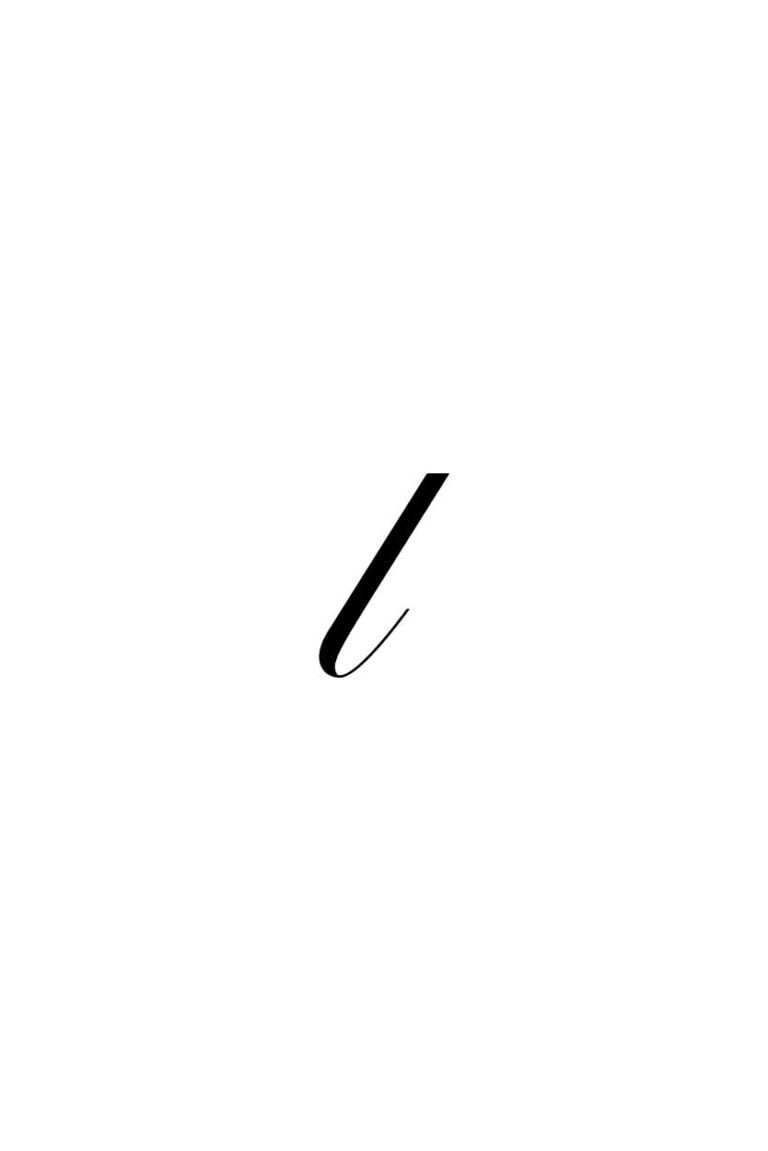 Free Cursive Letters Printable: Capital L