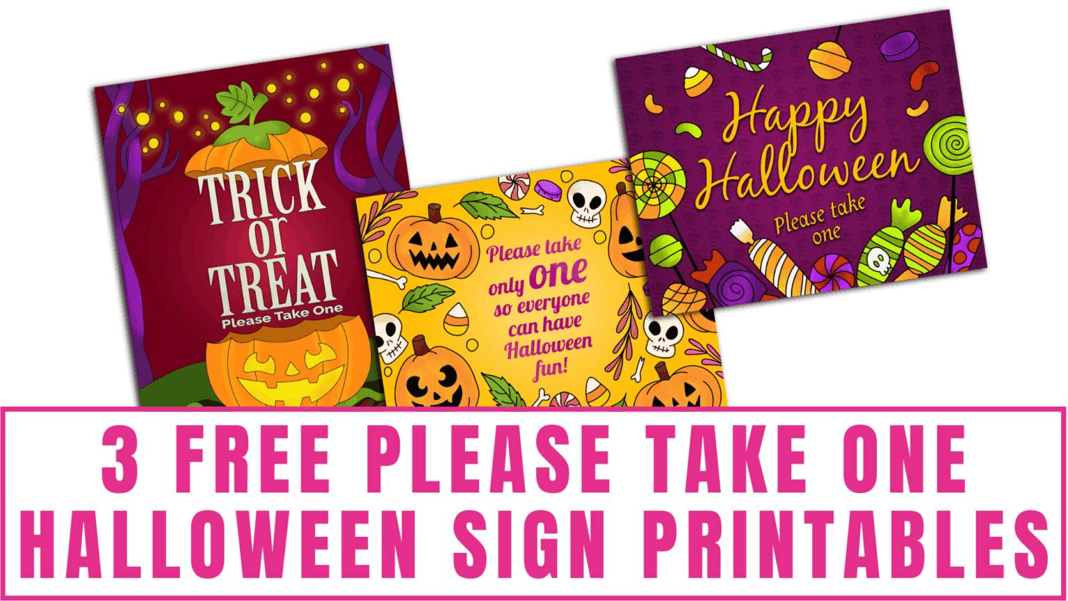 3 Free Printable Merry Christmas Signs