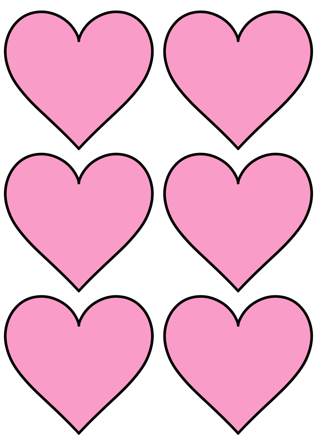 12 Free Printable Heart Shapes