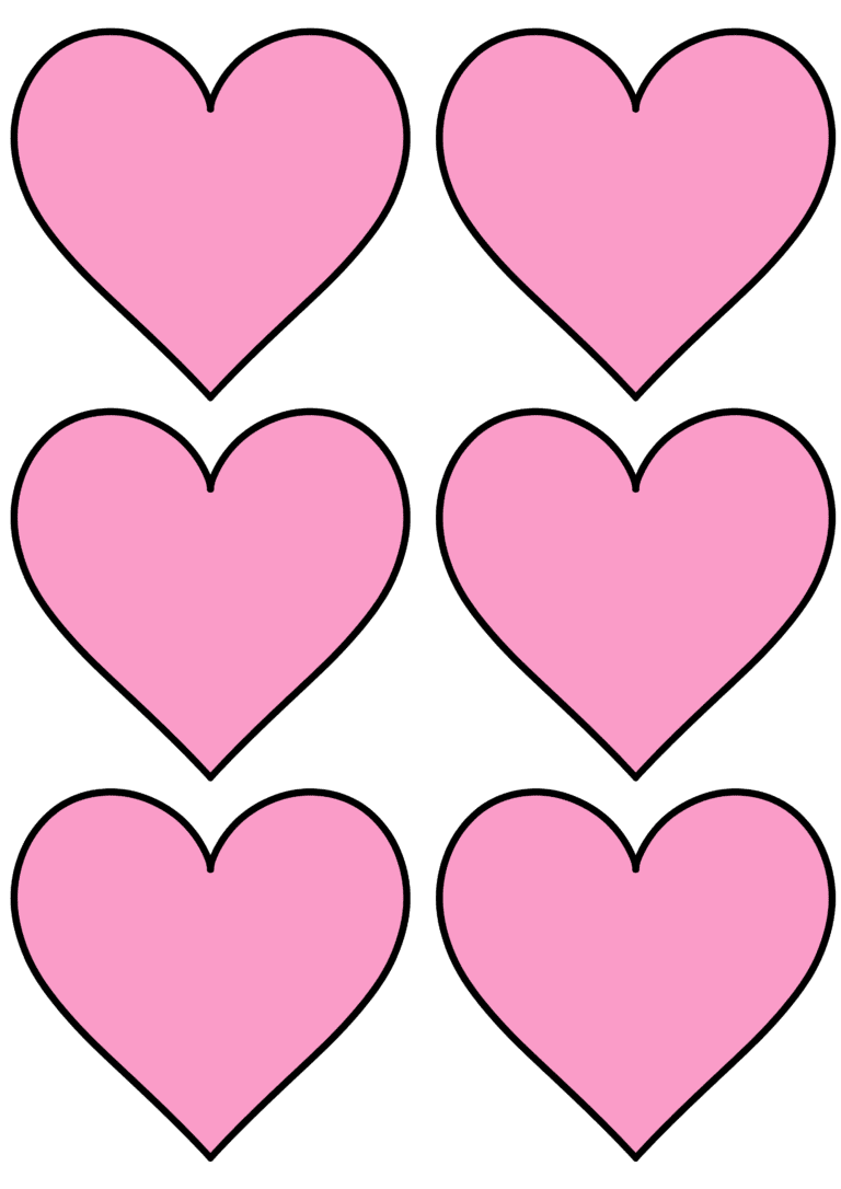 12 Free Printable Heart Shapes