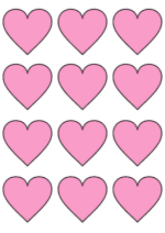 12 Free Printable Heart Shapes